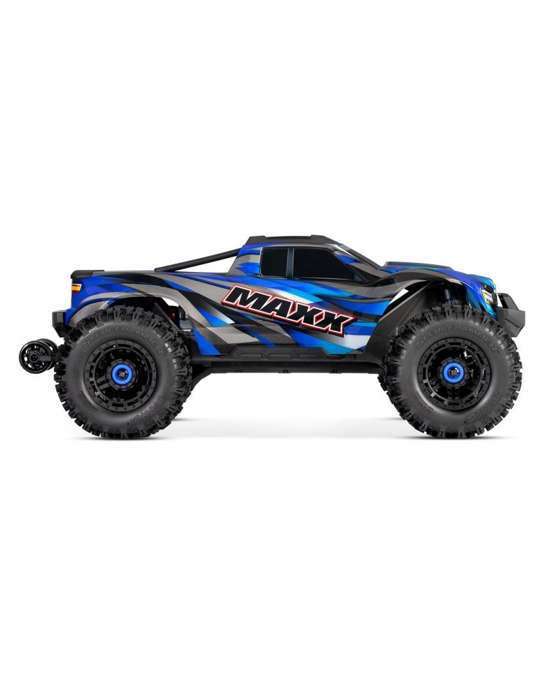 MAXX WIDEMAXX 4S 1/10 4WD BRUSHLESS WIRELESS ID TSM TRAXXAS 89086-4-BLUE