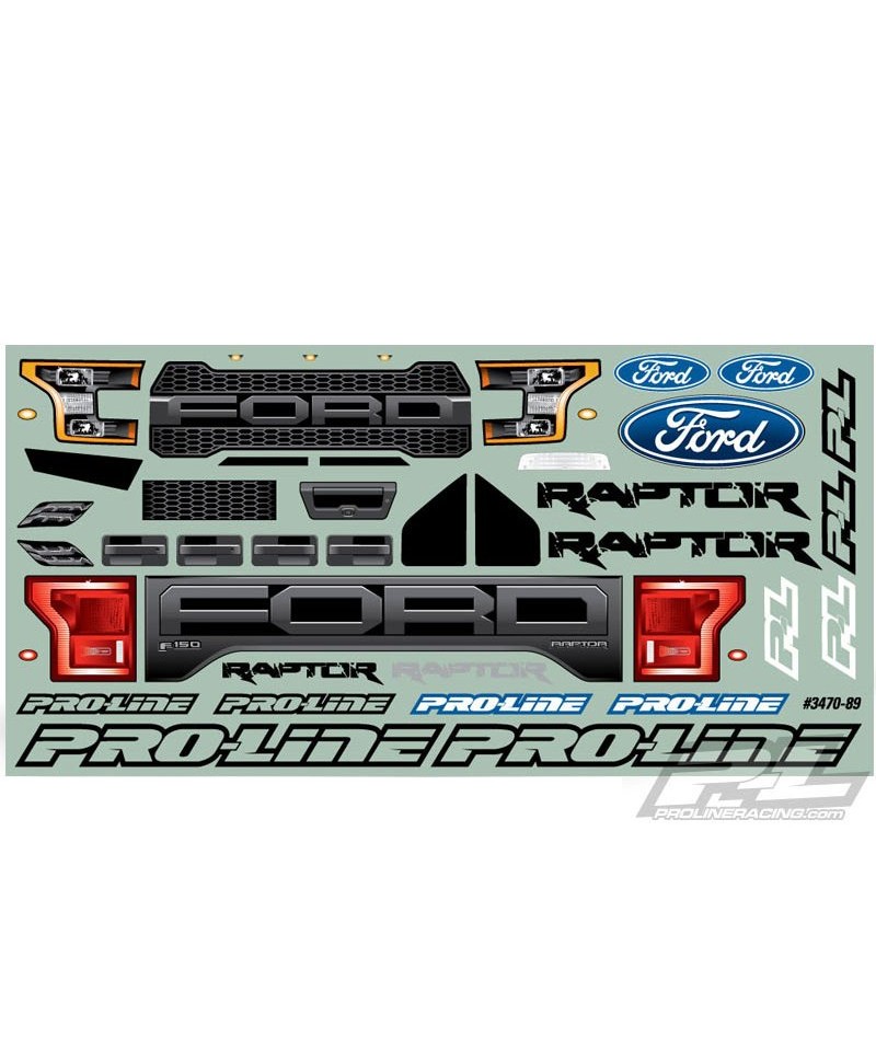 Carrosserie PROLINE 2017 FORD F-150 RAPTOR PL3470-00