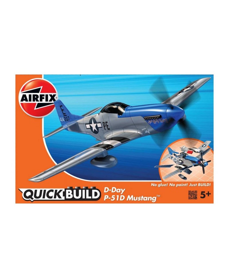 AIRFIX QUICKBUILD P-51D Mustang D-Day J6046