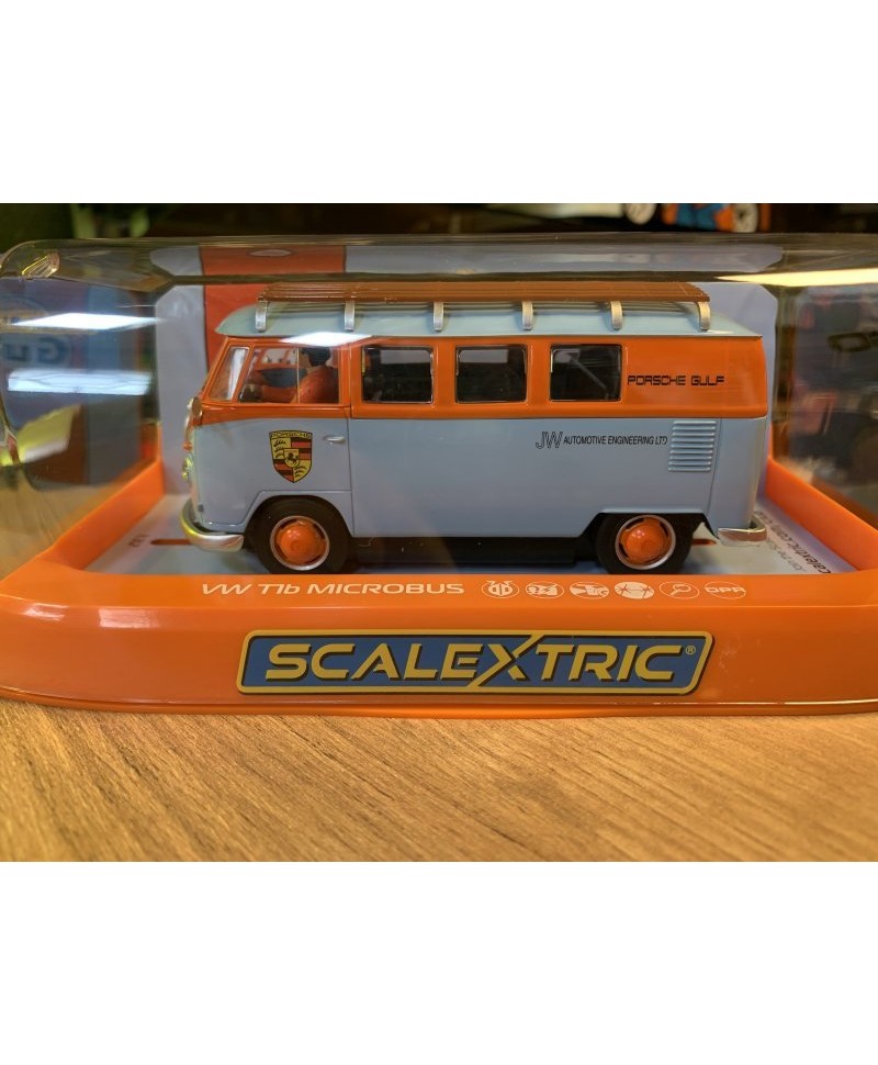 SCALEXTRIC C4217 VW T1b Microbus - ROFGO Gulf Collection - JW Automotive