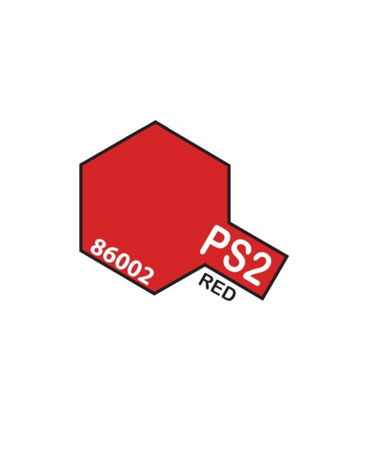 Bombe de peinture rouge TAMIYA PS2