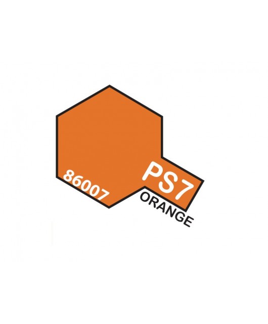 Bombe de peinture orange TAMIYA PS7