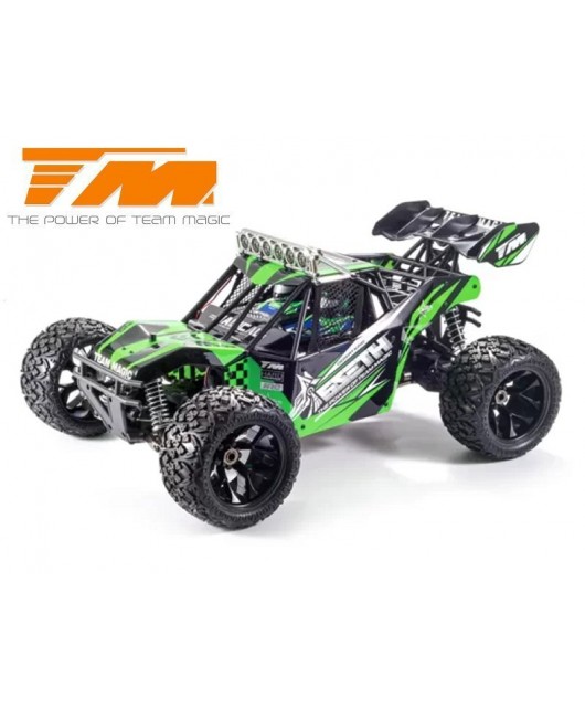 TEAM MAGIC Buggy CAMION DU DESERT 6S VERT 1/8 XL 2,4Ghz RTR BRUSHLESS ...