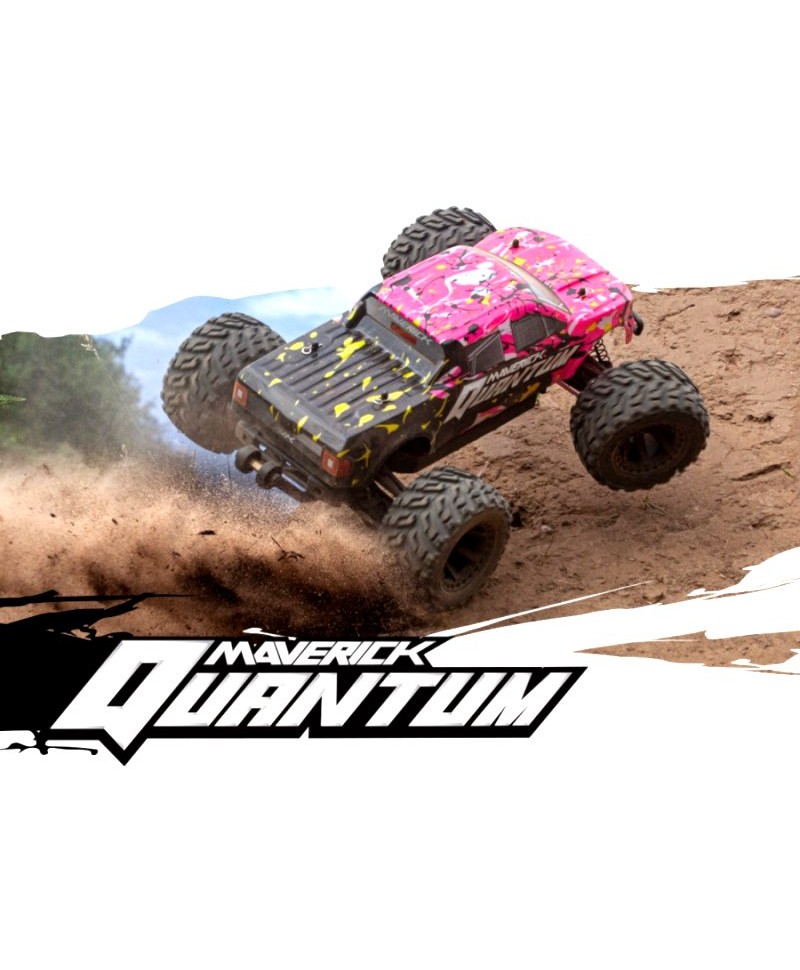 Monster truck MAVERICK QUANTUM 4X4 MT ROSE 1/10 4WD 2,4Ghz RTR